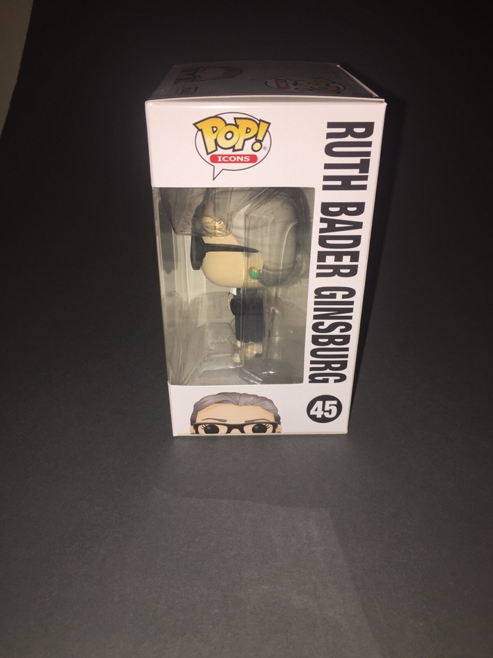 Funko Pop Icons Ruth Bader Ginsberg RBG Supreme Court Justice New Free ...