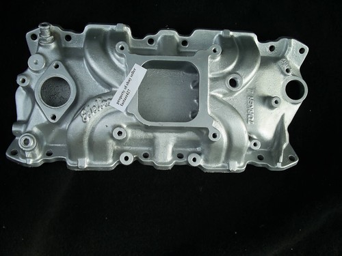 Edelbrock Torker II SBC 4 BBL Intake Manifold 5001 283 302 307 350 400 ...