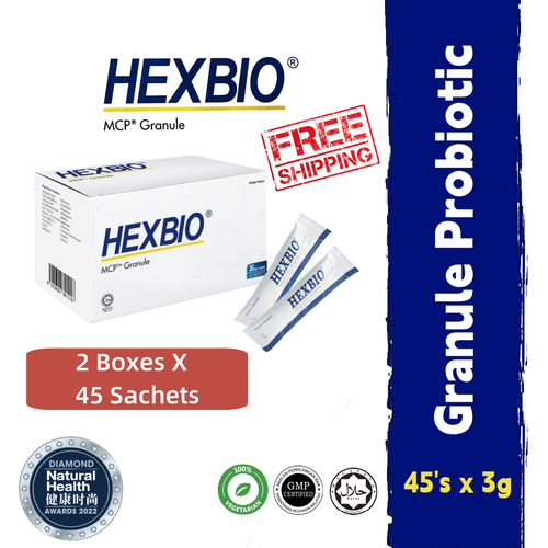 KGASIA: HEXBIO Probiotic Granule Supplement For Gut Health 2 Boxes X 45 ...