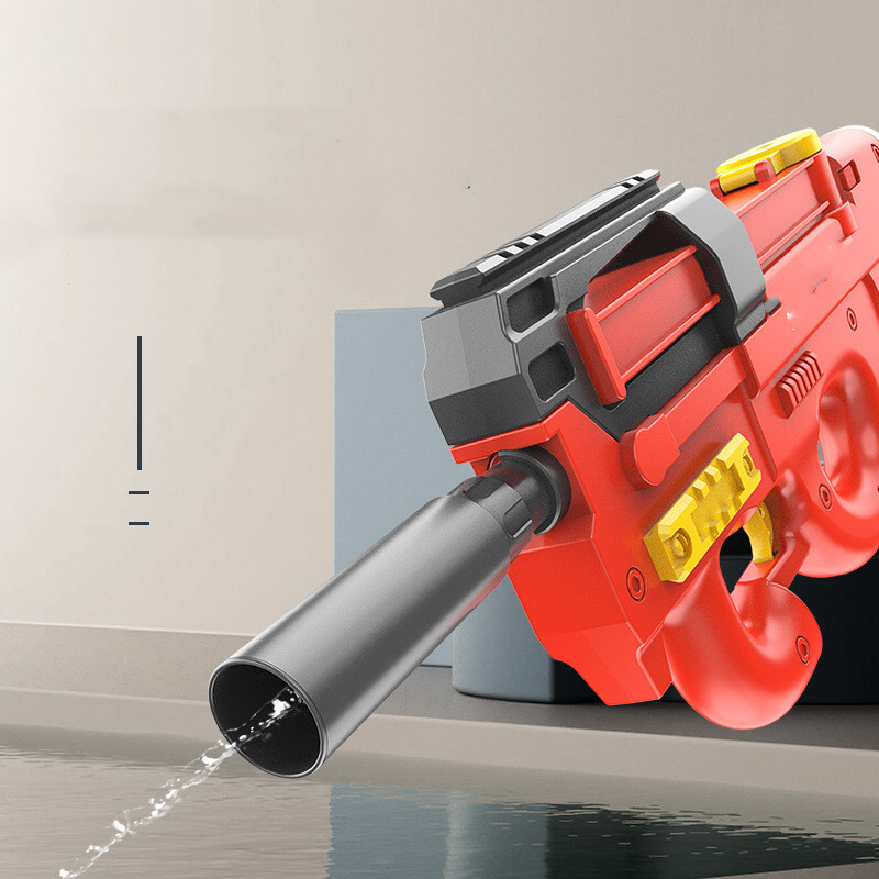 New P90 Electric Water Gun High-Tech Kids Toys Outdoor Beach Pool Large ...