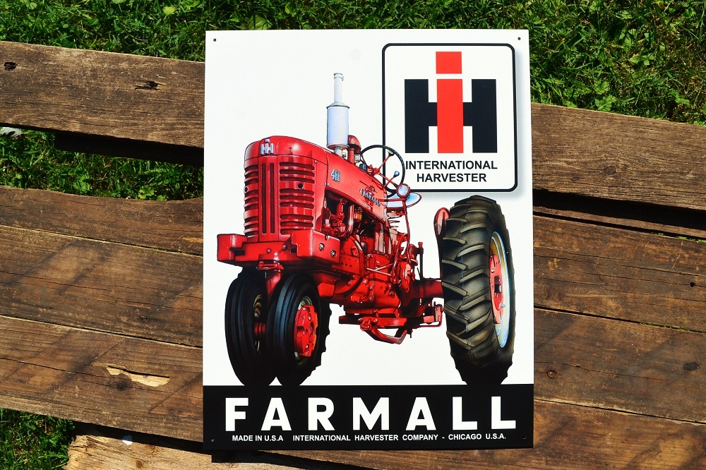 Farmall 400 Tractor Tin Sign - McCormick-Deering - IH - International ...