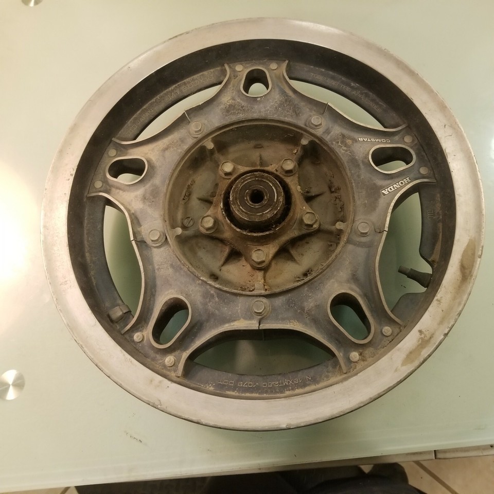 80 1980 HONDA CX500C CUSTOM FACTORY ALUMINUM COMSTAR 16 INCH REAR WHEEL ...
