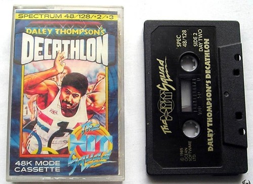 Sinclair ZX Spectrum 48K Game - DALEY THOMPSON'S DECATHLON - Hit Squad ...