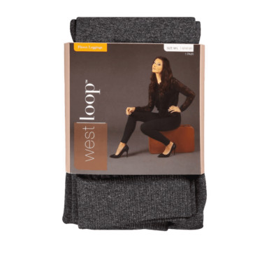 West Loop Fleece Leggings Pant Dark Gray winter leggings ALL SIZES M/L ...