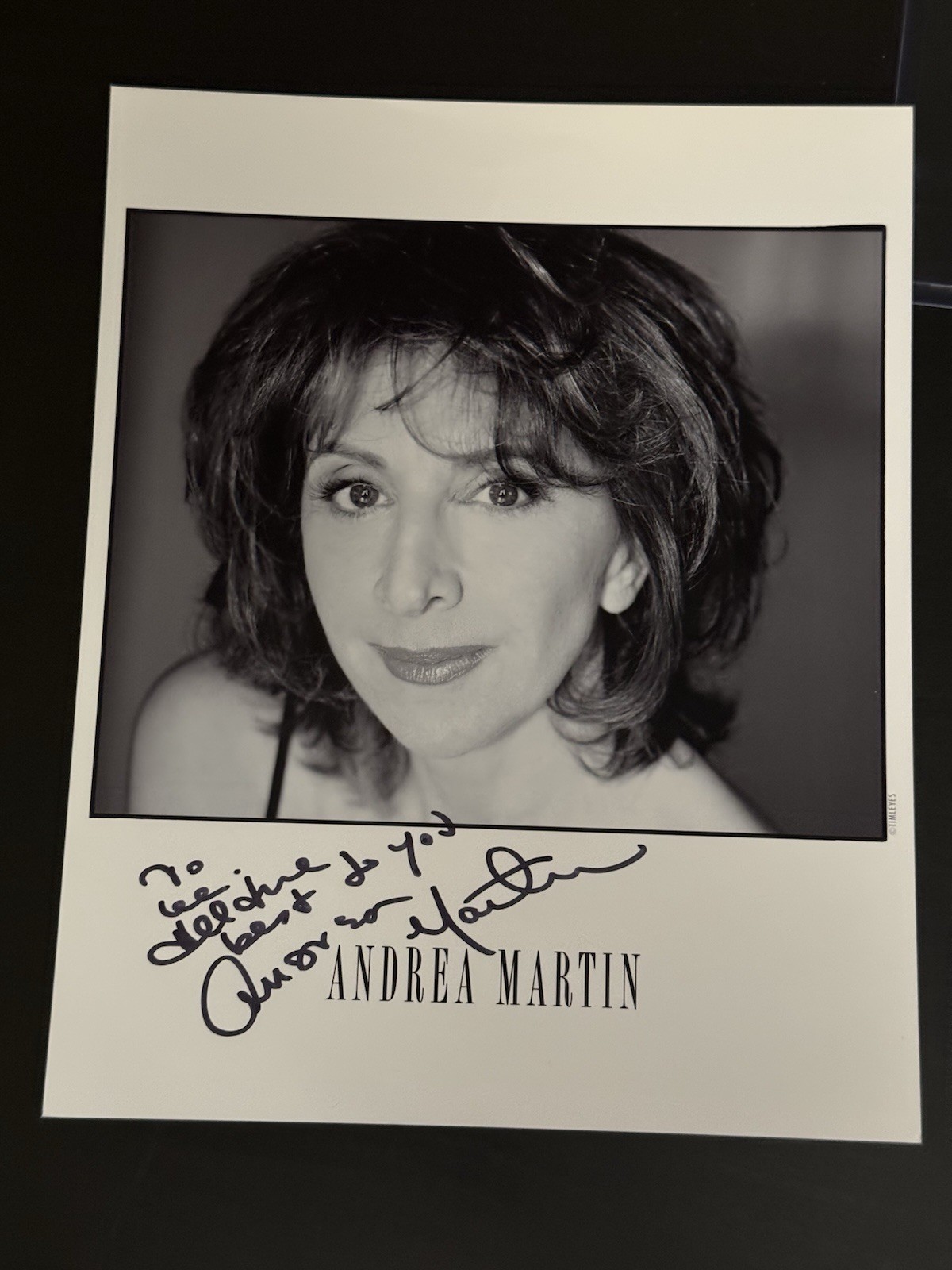 ANDREA MARTIN SIGNED 8 X 10 PHOTO BLACK CHRISTMAS, MY BIG FAT GREEK ...