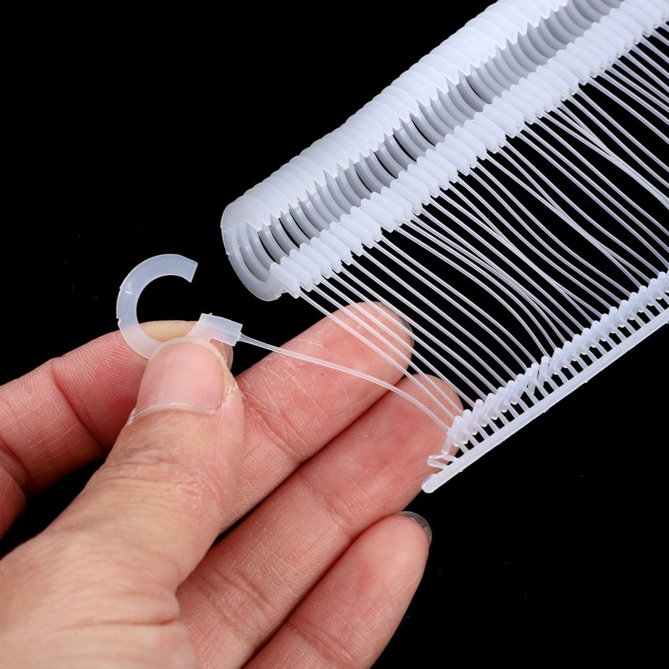 5000pcs Plastic Hook Fasteners Clothing Tagging Fasteners Hanging Tag ...