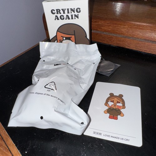 POP MART⭐️AUTHENTIC CRYBABY Crying Again *LOVE MAKES US CRY* BEAR NIB ...