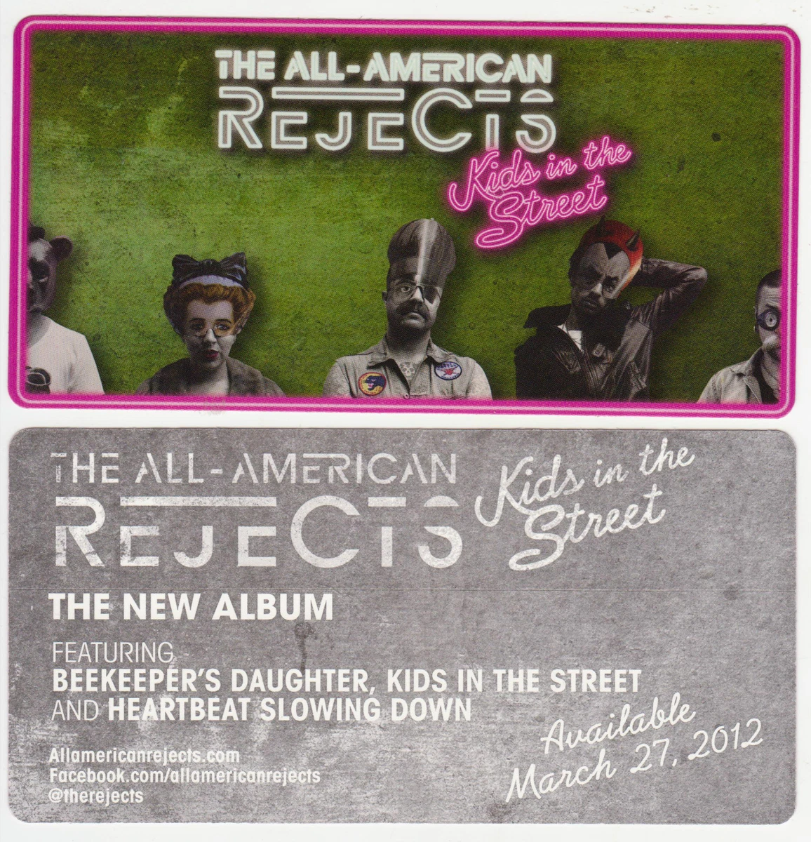 All American Rejects Kids In The Street Album Cover
