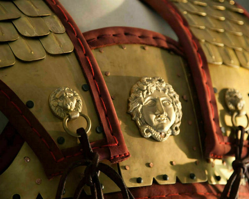Halloween Greek Body Armor Alexander the Great Linothorax Wearable ...