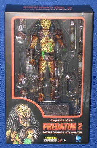 Predator 2 City Hunter Battle Damage 4" Action Figure 2019 Hiya ...