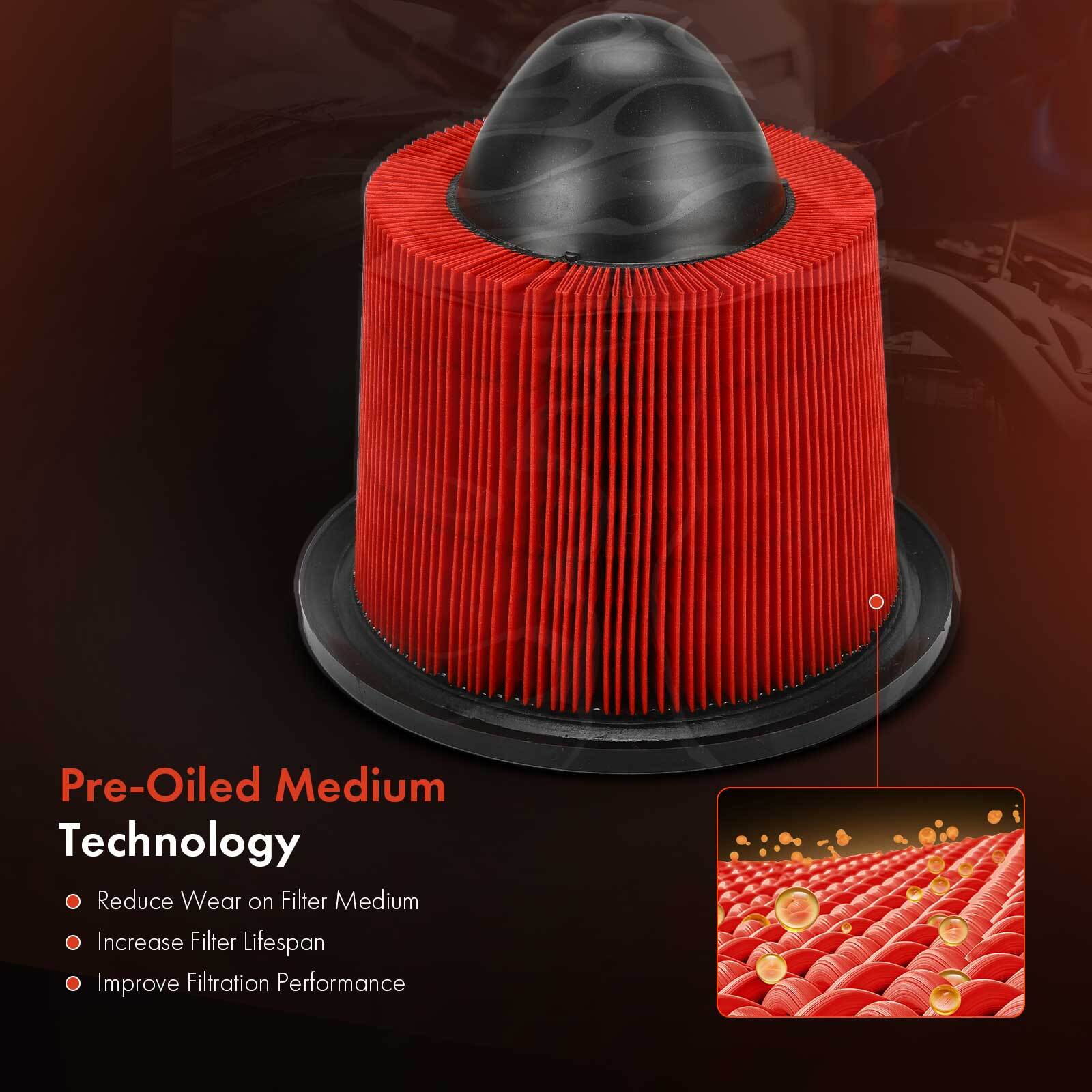 2x High Performance Engine Air Filter for Ford E-150 E-250 F-150 F-250 ...