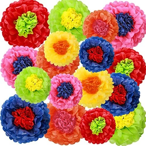 How To Make Mexican Paper Flowers With Tissue Paper