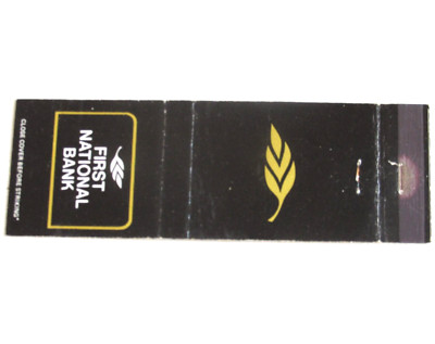 T59 Vintage Matchbook Cover First National Bank Fort Collins CO ...