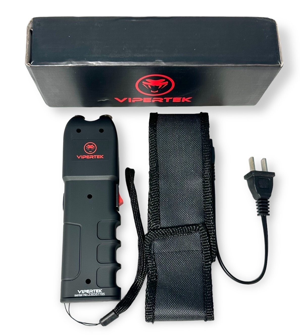 VIPERTEK Heavy Duty Rechargeable Stun Gun Self Defense with Holster | eBay