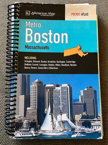 2005 Metro Boston Massachusetts Pocket Atlas - Arrow Map 9780762571376 ...