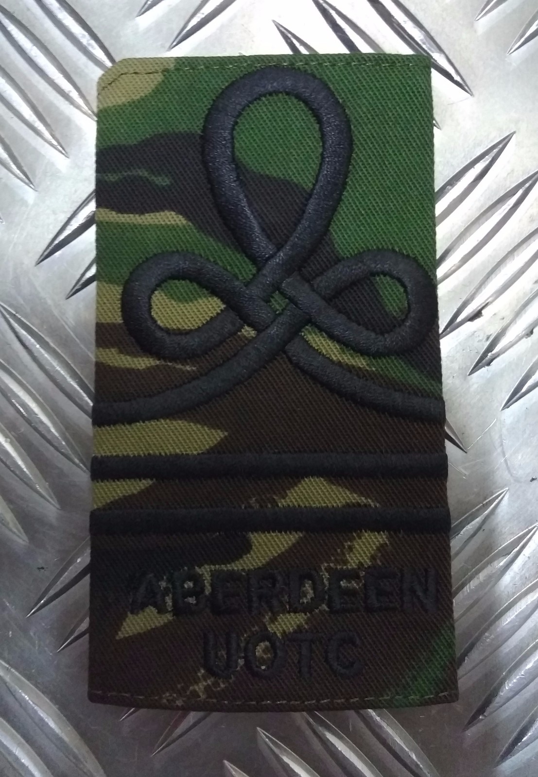 Genuine British Army "Aberdeen UOTC" DPM Camo Rank Slide Various Ranks ...