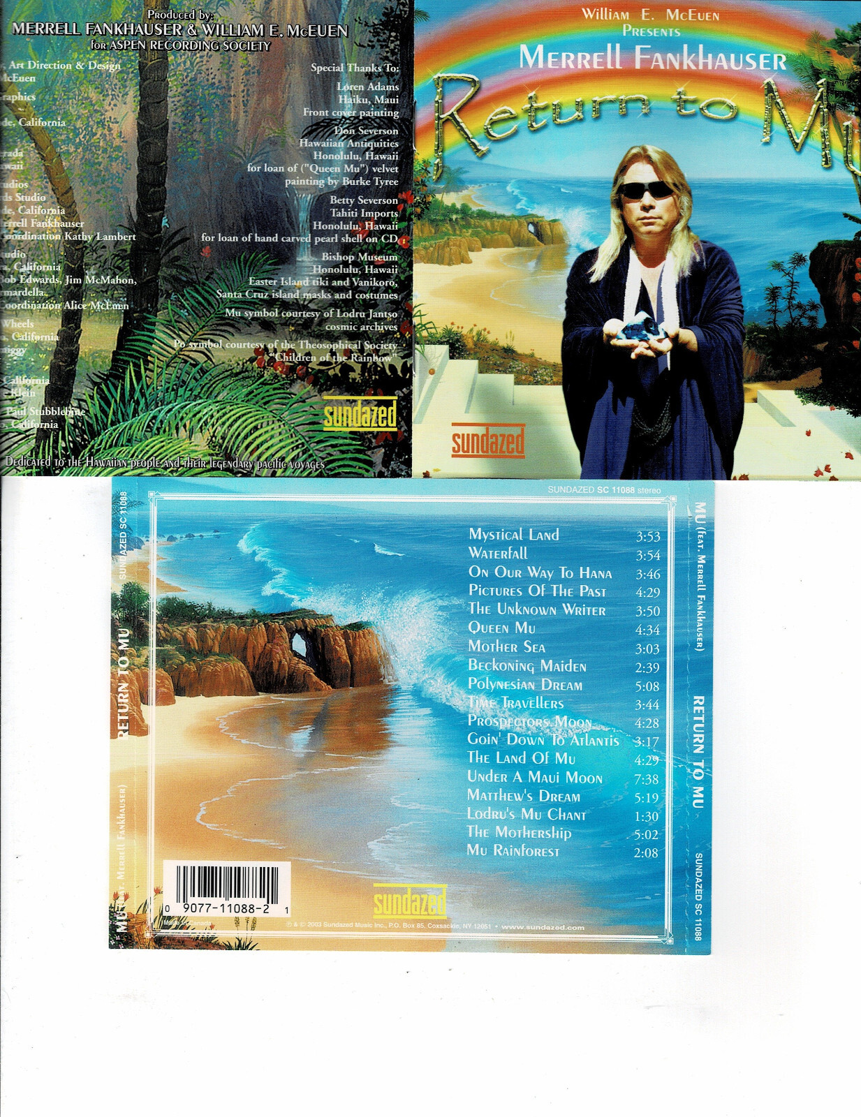 MERRIL FANKHAUSER (MU) - RETURN TO MU (CD 2003) **18 TRACKS ...