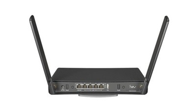 Router WiFi AC Dual Band, 5x RJ45 1000Mb/s, 1x PoE, 1x USB MikroTik hAP ...