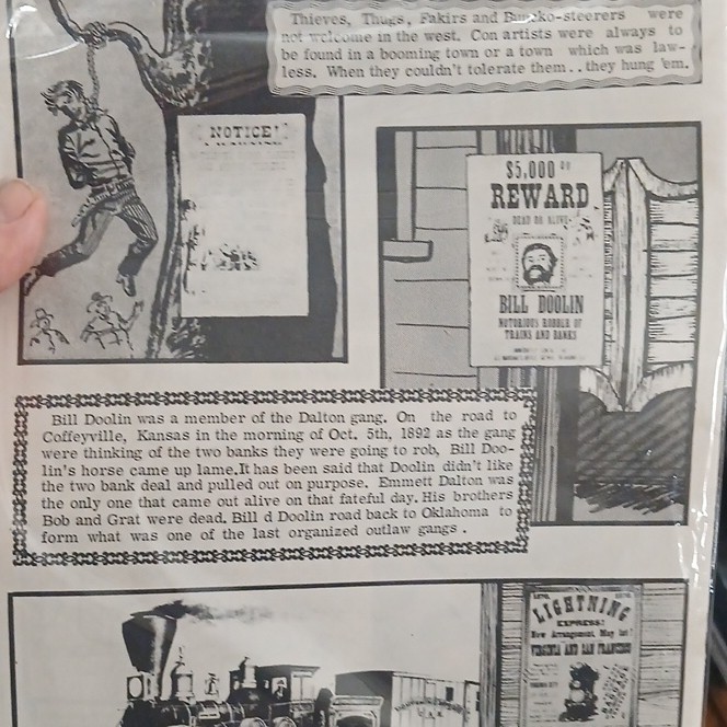 Old West Outlaw Wanted Posters Billy the Kid Jesse James Historical ...