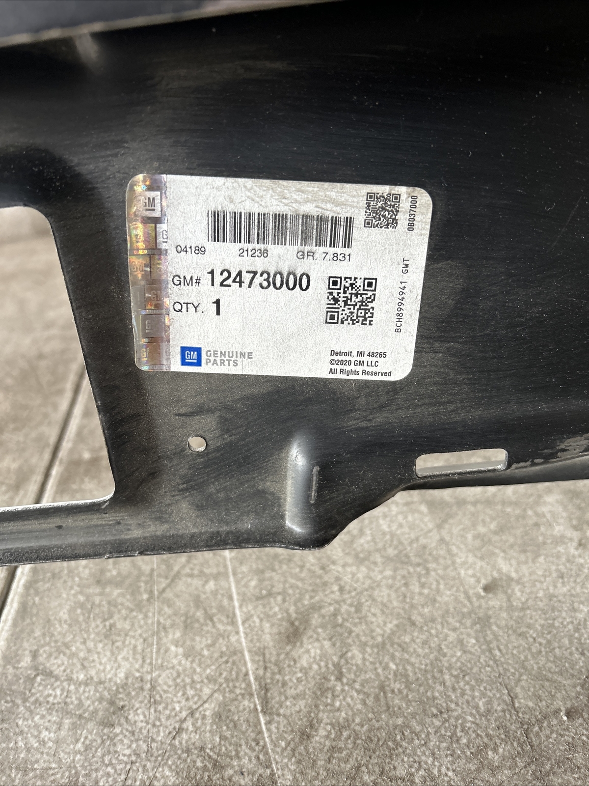 1999-2007 GMC Sierra Silverado 1500 2500 3500 Rear Bumper Impact Bar ...