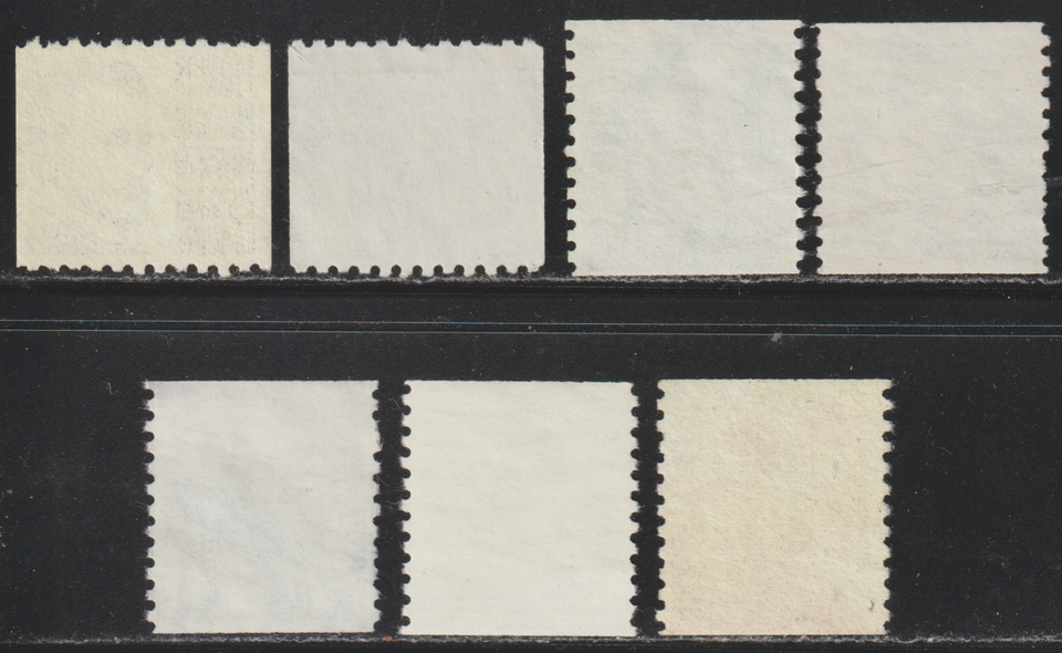USA 1966-81 SC# 1297 - 1305E - Seven different coil stamps - Used Lot ...