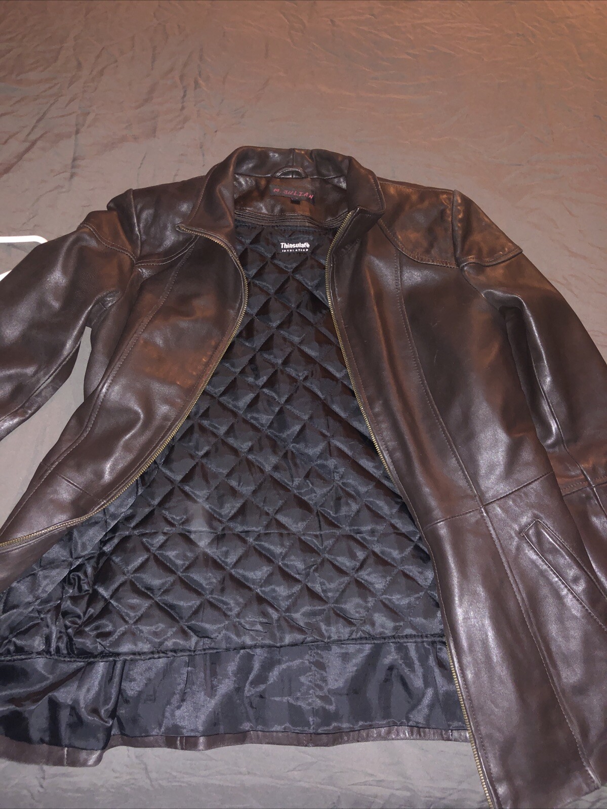 Vintage M Julian Wilson’s Classic Leather Jacket Wome… - Gem