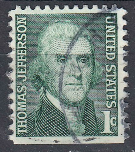 USA Stamp Stamped 1c Thomas Jefferson Round Stamp / 1793 | eBay