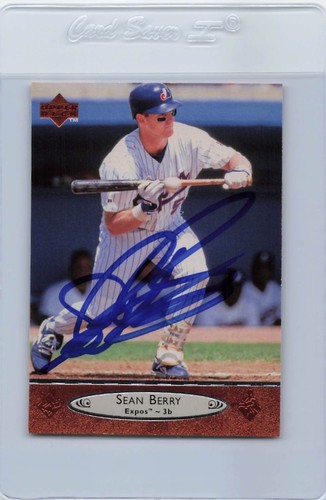 1996 Upper Deck #134 Sean Berry Expos Signed Auto *G5941 | eBay