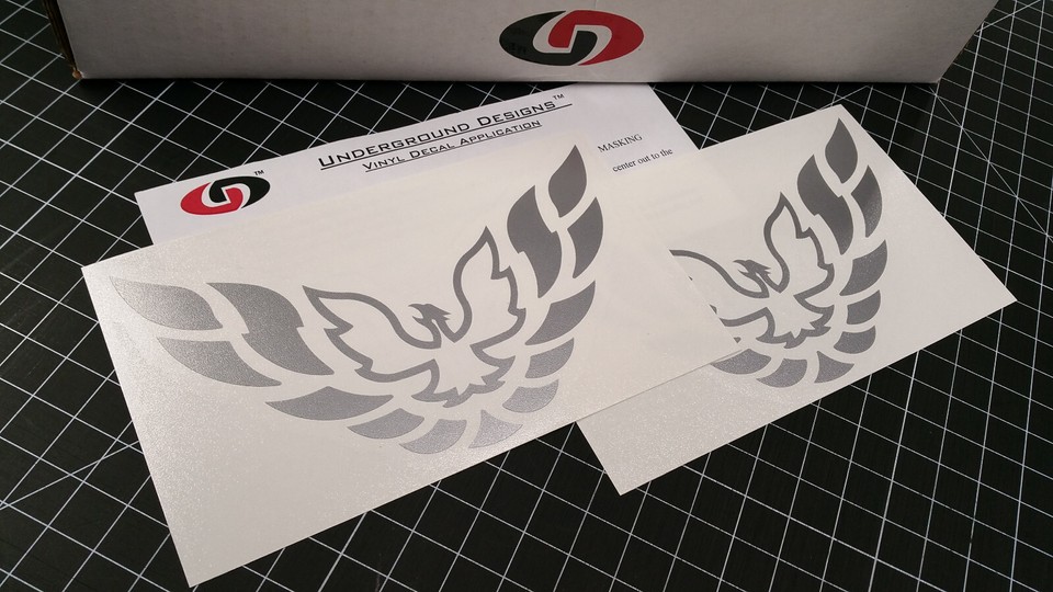 Firebird Decals (2pk) Pillar Window Stickers Fits 93-02 Pontiac Trans ...