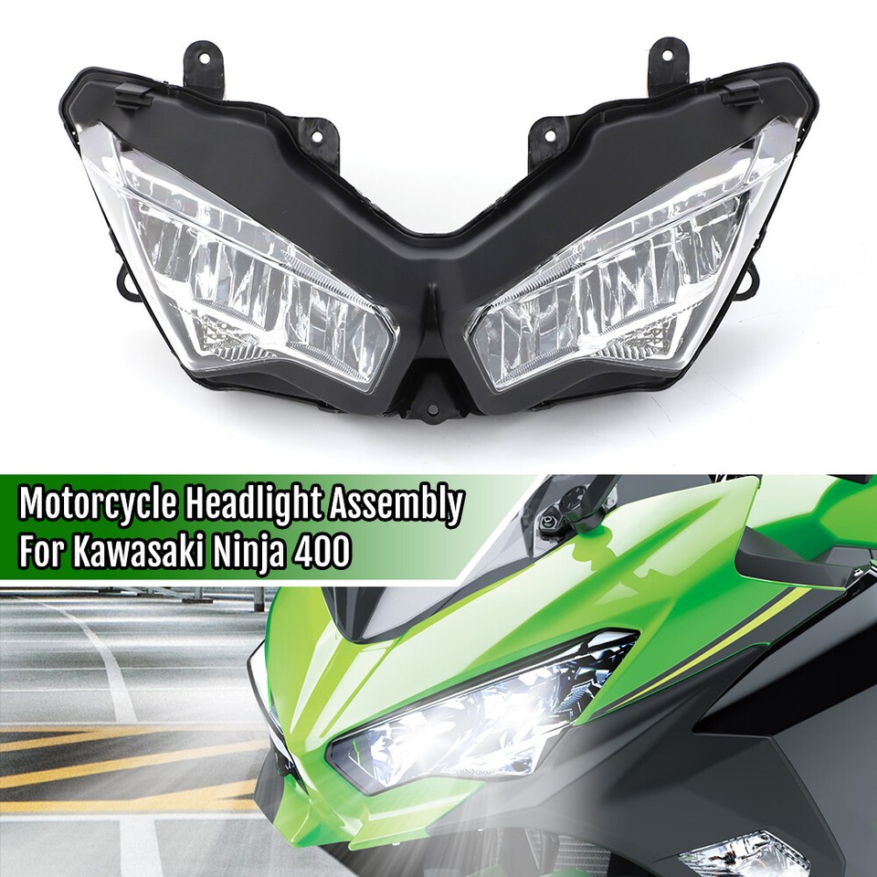 For KAWASAKI NINJA 400 2016-2021 LED Headlight Assembly NINJA 650 ZX6R ...