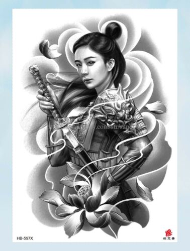 Geisha Warrior Tattoo Drawings
