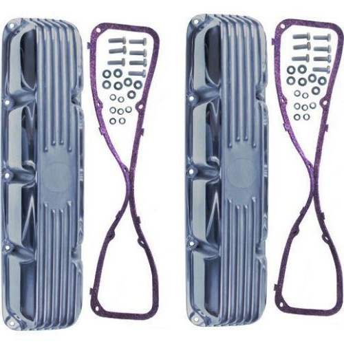 Valve Cover Kit Polished Aluminum AMC V8 304 360 401 for Jeep CJ CJ5 ...