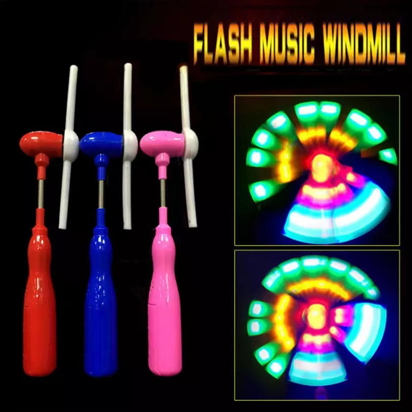 Child Toy Music Present Gifts Flashing Light Up LED Windmill t.1 Glows B2I5 | eBay