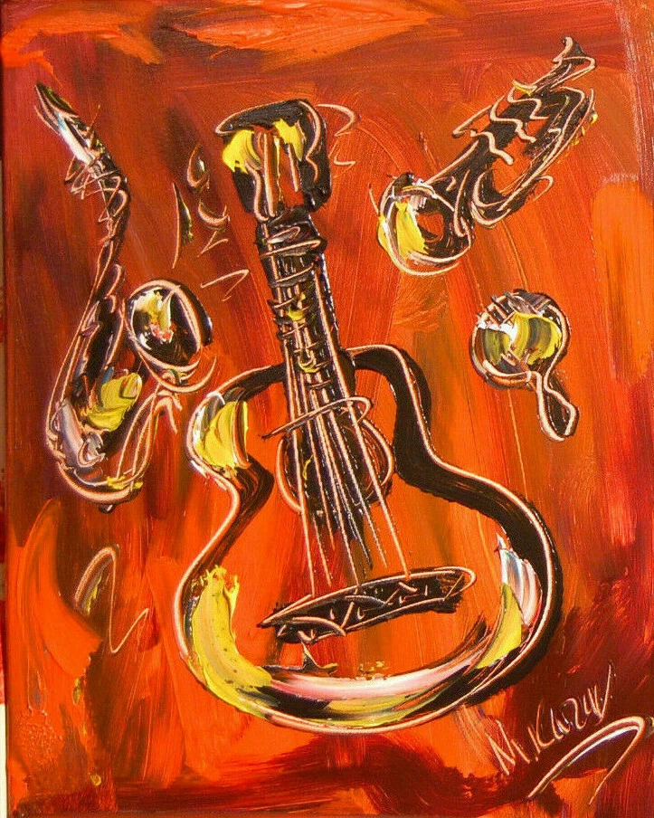 Jazz Guitar Paintings