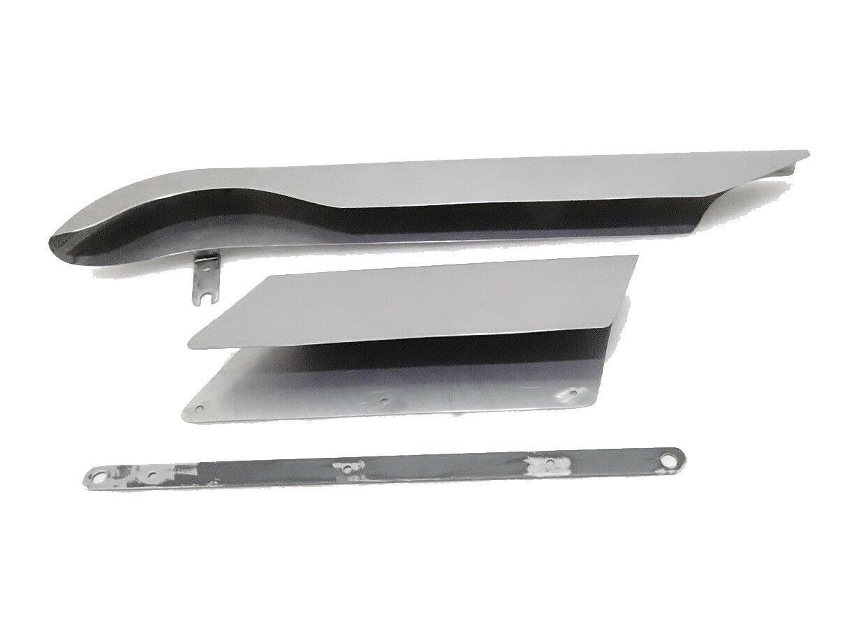 New Bsa M20 M21 Raw Steel Chain Guard With Fixing Clamp Raw Steel | eBay