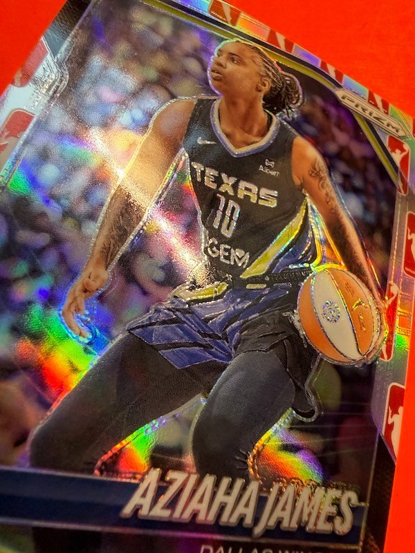 2025 Panini Prizm WNBA WNBA Logo Prizm Rookie #83 Aziaha James RC ...