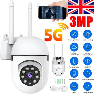 5G Wireless Camera WIFI outdoor CCTV HD PTZ Smart Home Security IR Cam ...