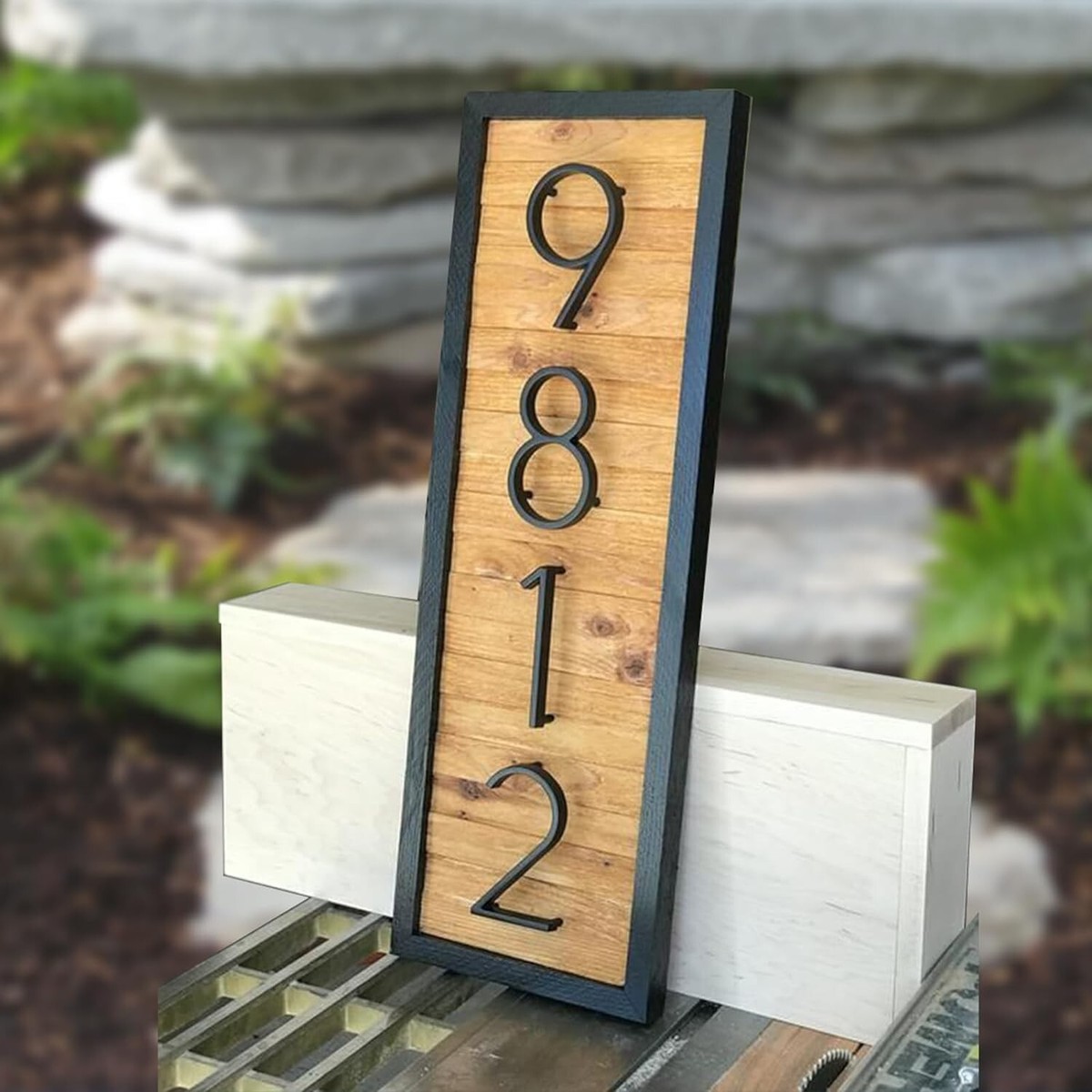 Modern Wood House Numbers House Address Numbers | Rejuvenation
