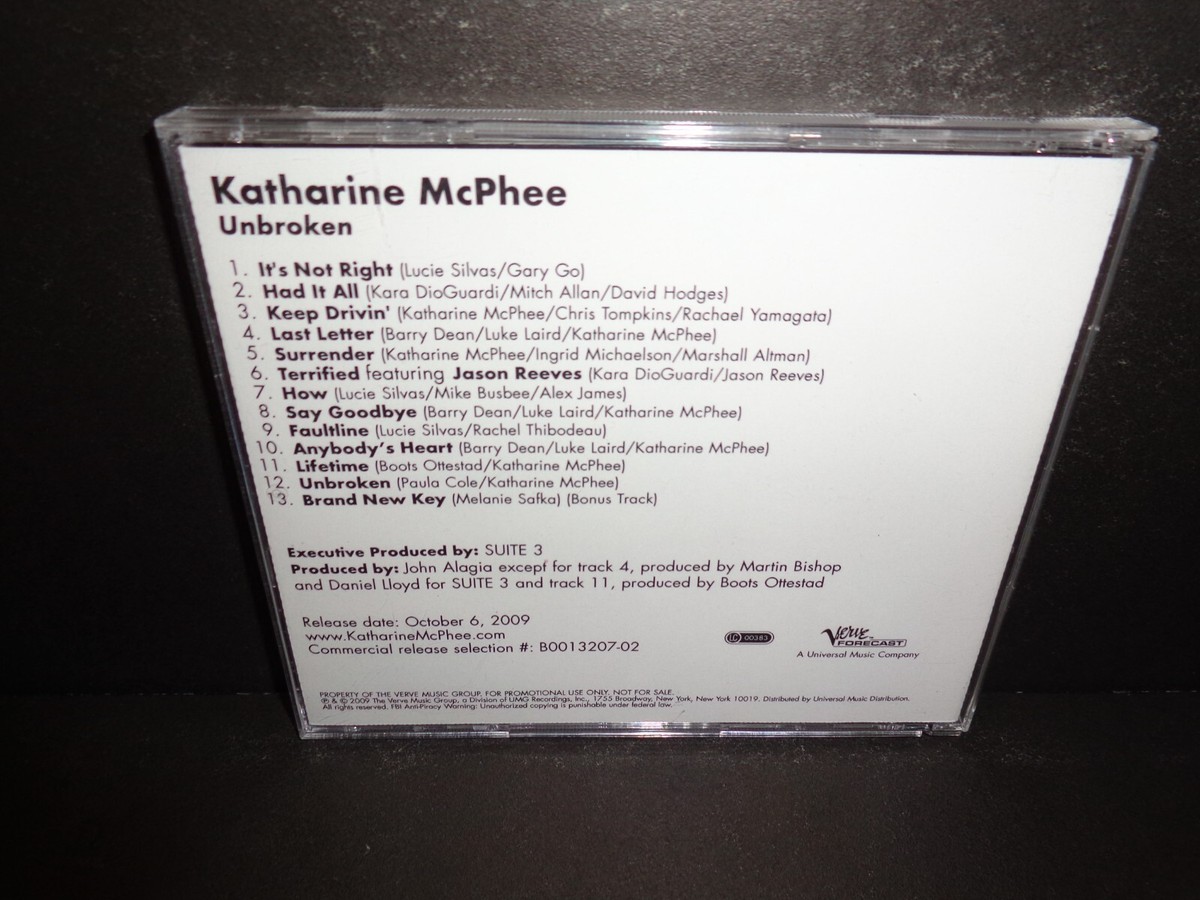 Unbroken Katharine Mcphee Album Cover This Is Katharine McPhee