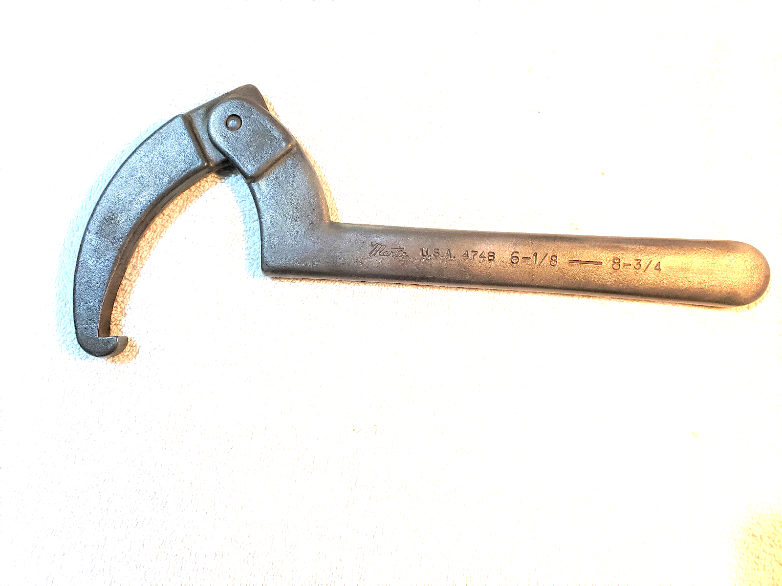 Martin USA - 474B Adjustable Hook Spanner Wrench, 6-1/8 to 8-3/4-Inch ...