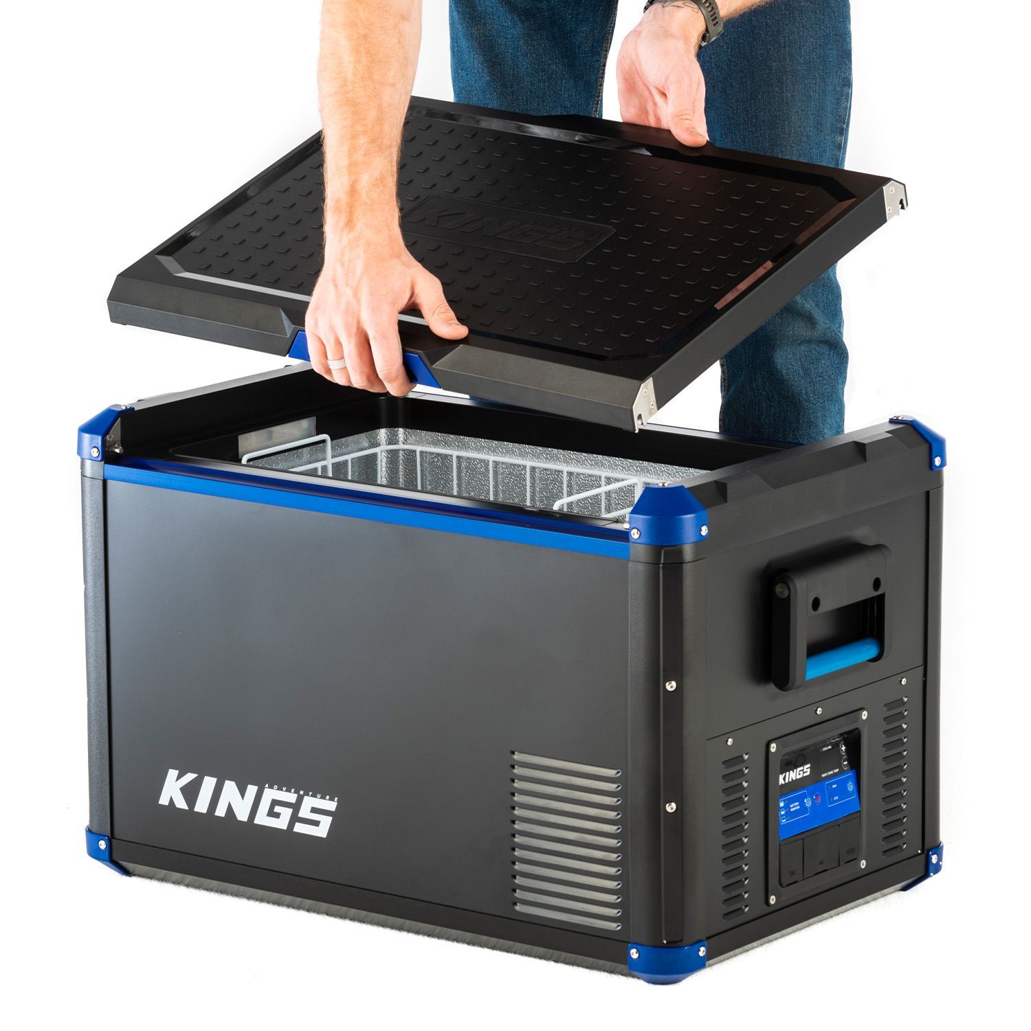 Kings Stayzcool Fridge Freezer 60L Caravan Cooler Car Boat Bar Home ...