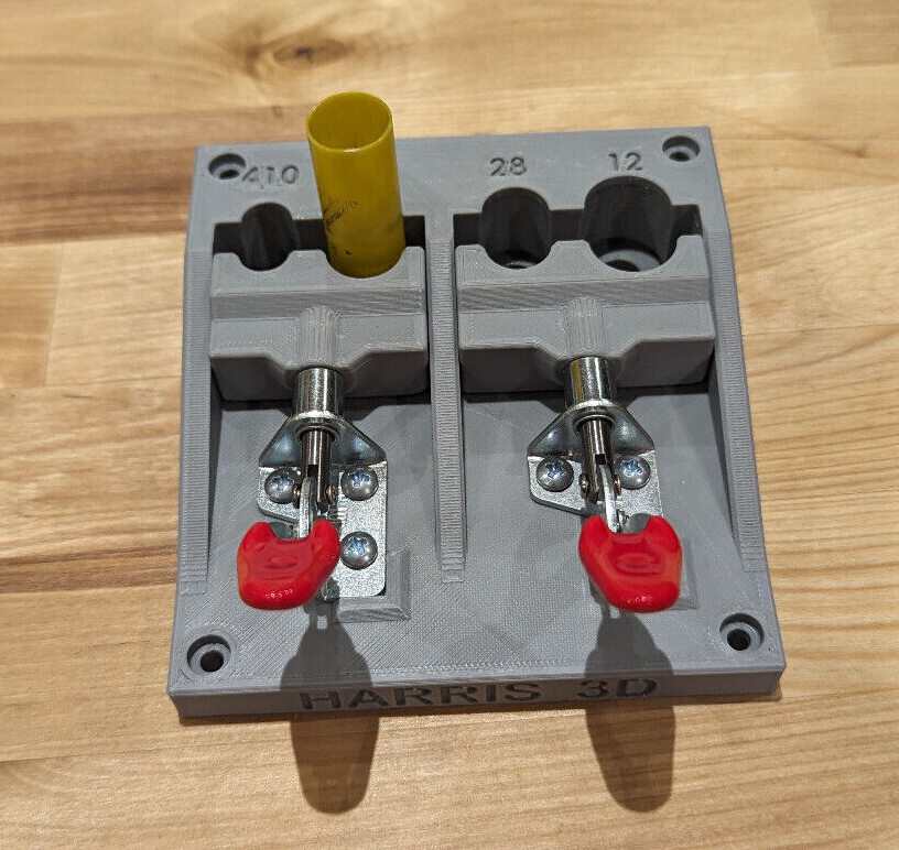 ***NEW*** Shotgun Shell Hull Roll Crimp Clamp Vise 12 20 28 410 Guage ...