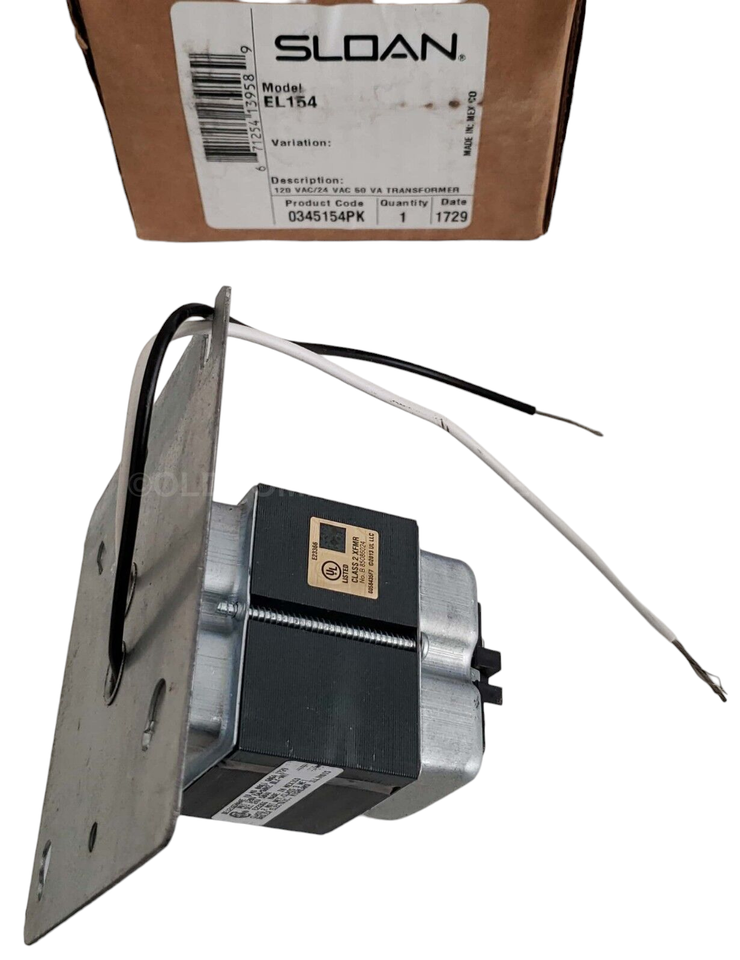 New Sloan Optima EL-154 Transformer 120 Vac/24 Vac 50 VA | eBay
