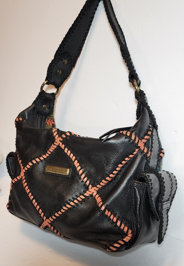 ISABELLA FIORE SWEDISH HOLLY BOHO SOHO HOBO EMBROIDERED HANDBAG Y2K ...