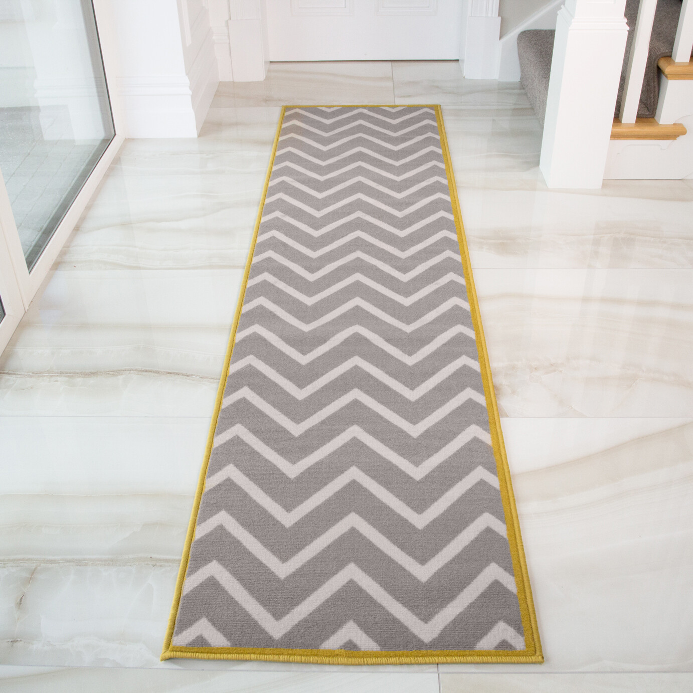 Grey Runner Rugs Hallway Kitchen Long Carpet Runner Mats Best Selling ...