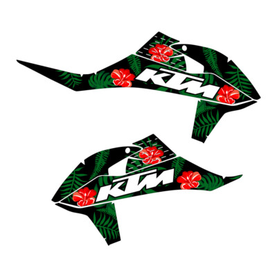 KTM 2019-2020 250 sx-f 450 sx-f Tropic Shroud graphics black FREE ...