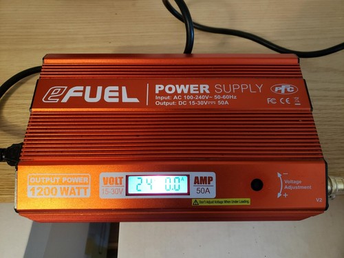 skyrc efuel power supply 1200 watt 50 Amp, DC 15-30 volts slightly used | eBay