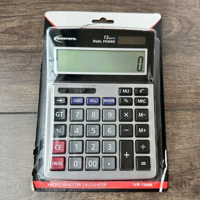 Innovera 15968 Profit Analyzer Calculator - New Open Box - 12 Digit LCD ...