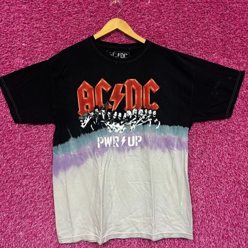 AC/DC Power Up Album Art Hard Rock Band Dip Dye M | eBay
