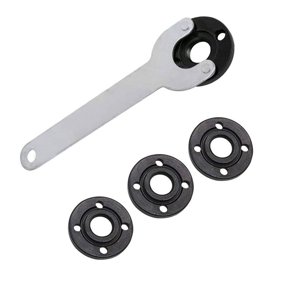 Totowood 7PCS Grinder Flange Angle Wrench Spanner Metal Lock Nut，1PCS ...